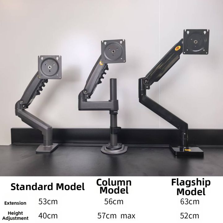NB ERGONOMIC | Height Adjustable Monitor Stand VESA Mountable Arm ...