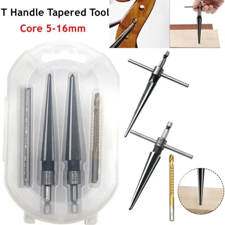 2/1PCS 5-16mm Taper Reamer Hand Metal Reamer Deburring Enlarge Pin Hole ...