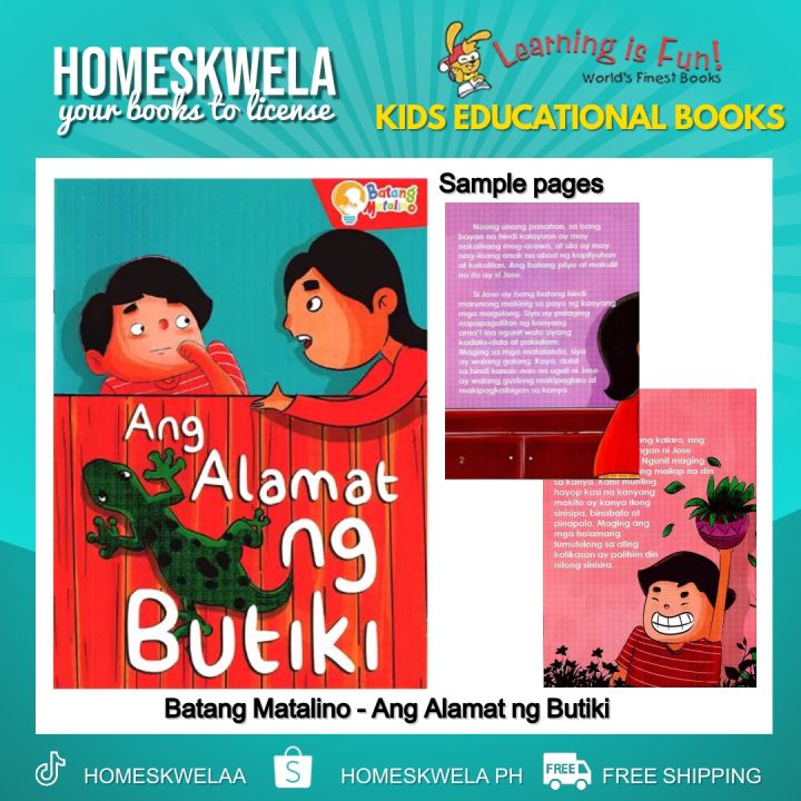 Ang Alamat ng Butiki Reading Books for Kids | Lazada PH