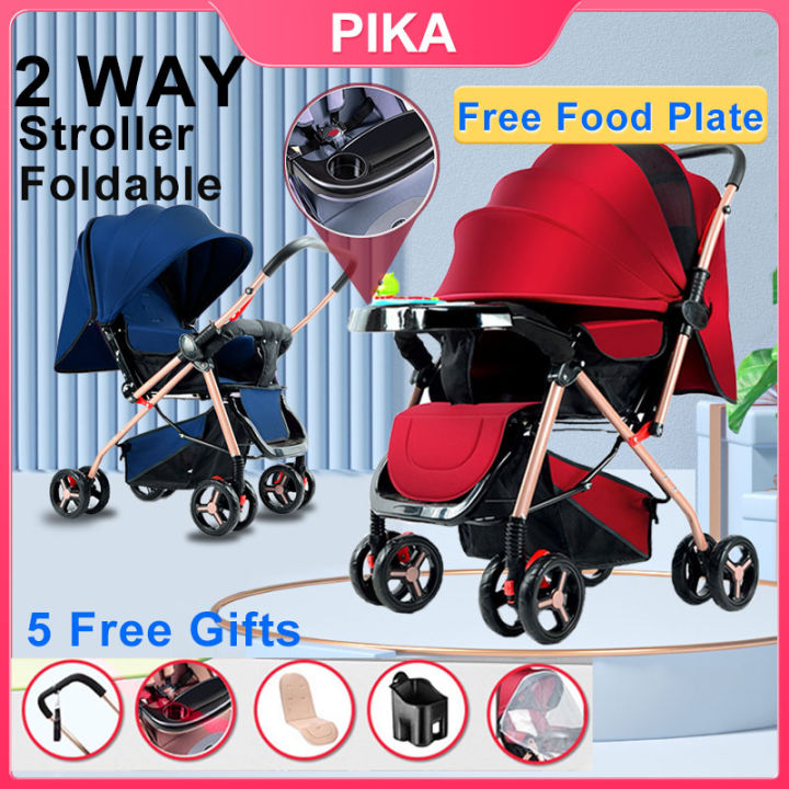【Free Shipping】Big Stroller for Baby Boys Reversible Handle Two Way ...