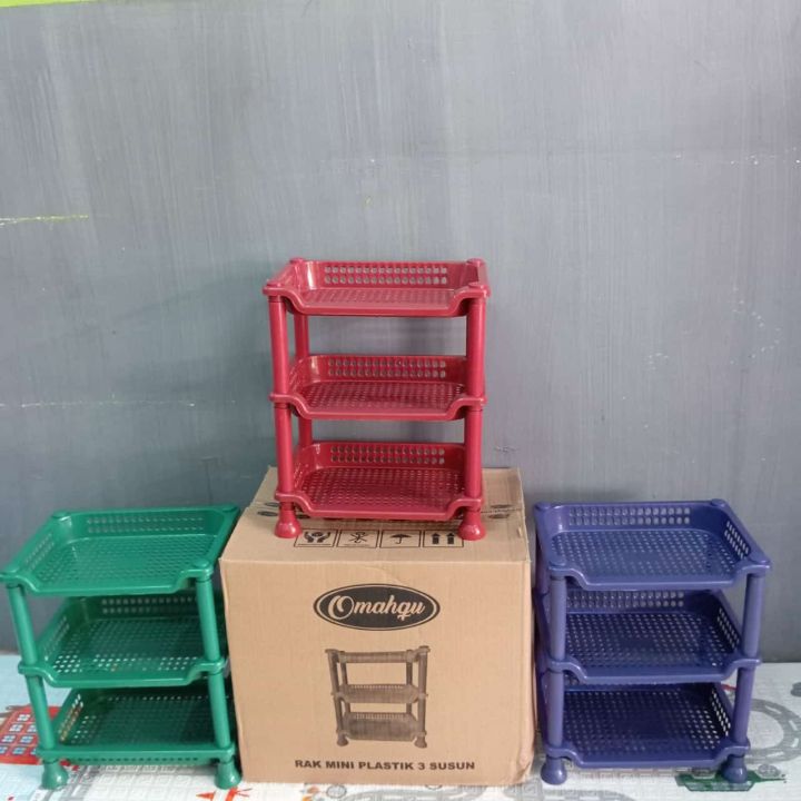 RAK MINI 3 SUSUN RAK BUMBU SERBAGUNA RAK DAPUR MULTIFUNGSI | Lazada ...