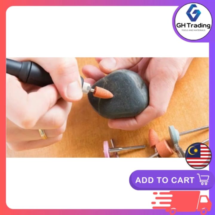 6mm Mounted Stone Burr Grinding Head Grinder Burr Abrasive Polishing ...