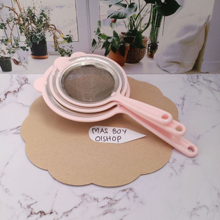 1 Set 3 Ukuran Saringan Teh Stainless Steel / Saringan Kopi | Lazada ...