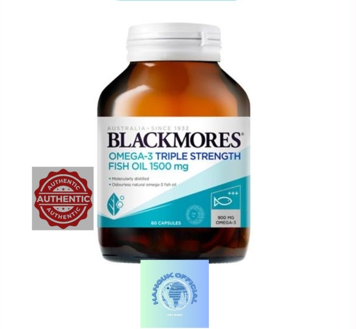 Blackmores Omega Triple Strength Conc Fish Oil 60 caps | Lazada Singapore