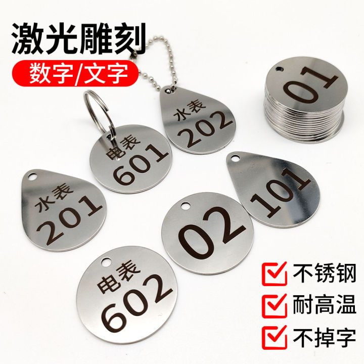 Customized Stainless Steel Number Plate Digital Number Plate Water ...