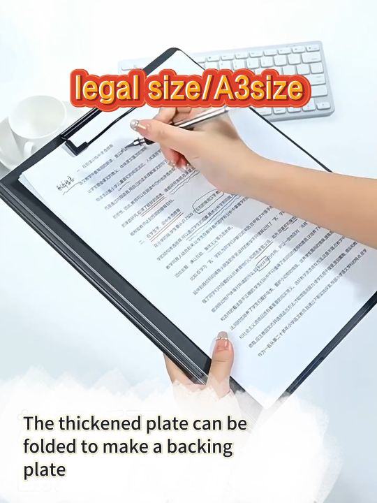 Clipboard Long with Cover Clip Board Folder Profile Clip File Folder ...