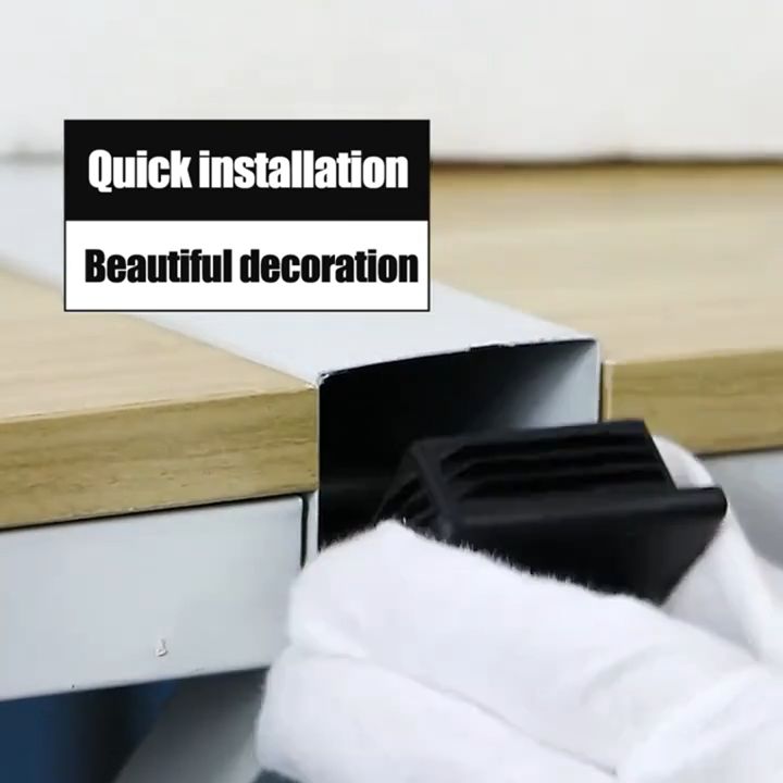 Tubular End Cap Square & Rectangle Plastic Plug Furnitures Insert Plug ...