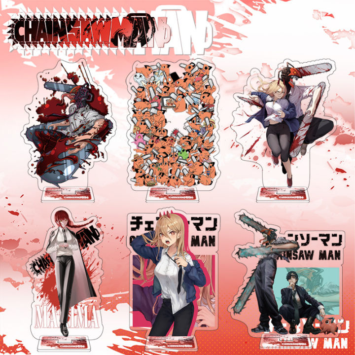 Chainsaw Man Denji Anime Acrylic Stand Model Action Figure Decoration ...