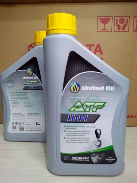 Oli ATF United 1L Oli Transmisi otomatis. ATF IIIH United Oil Transmisi ...