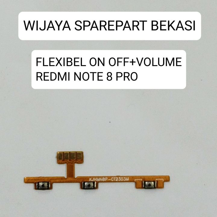 FLEXIBEL ON OFF+VOLUME REDMI NOTE 8 PRO | Lazada Indonesia