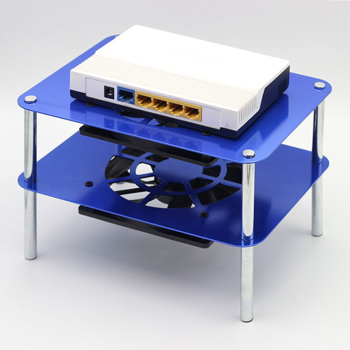 [Made of Pure Metal Aluminum] Router Radiator ADSL Modem Cooling Rack ...