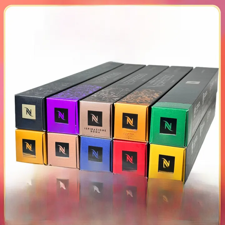 Nestle NESPRESSO Italian Espresso Capsule Coffee No Added Sugar 10 ...