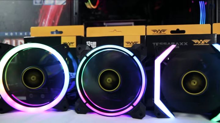 Armaggeddon RGB PC Cooling Fan | 6 Pins Connector To Commander | Fan ...