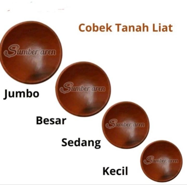 Cobek Tanah Liat Coet Tanah Liat Ukuran 14,18,20,22 Murah | Lazada Indonesia