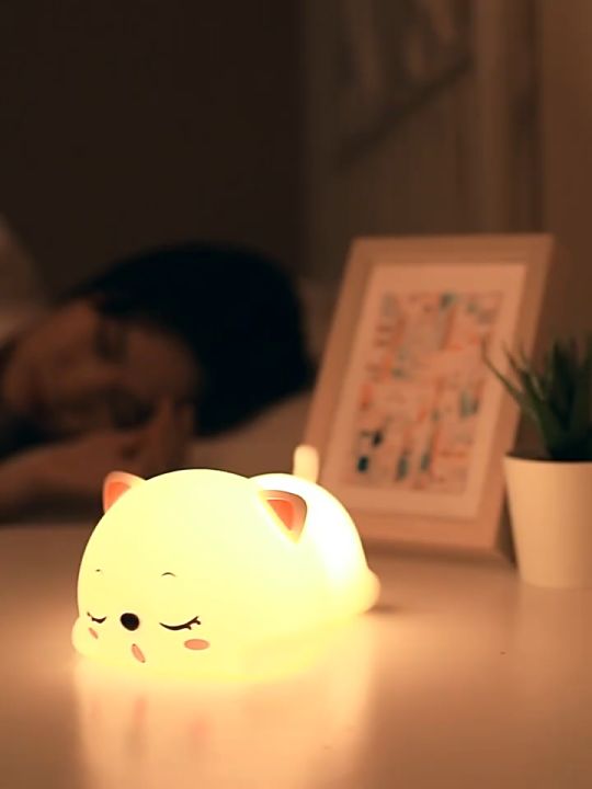 ซิลิโคนไฟกลางคืนที่เป็นที่นิยม Creative LED Night Light การออกแบบที่จด ...