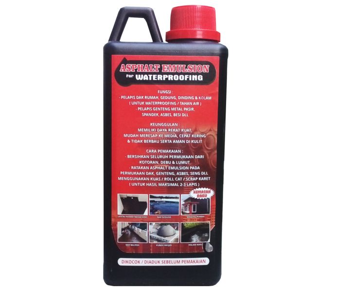 Aspal Emulsi Cair Anti Air Cat Pelapis Anti Bocor Rembes Waterproofing ...