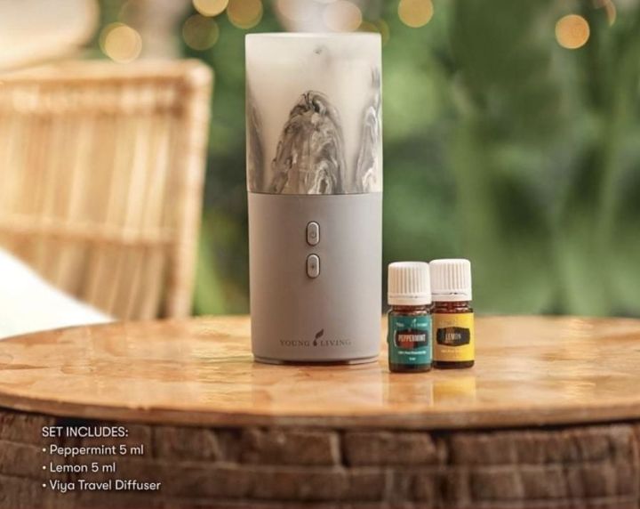 BEST SELLING Young Living Viya Diffuser -Travel Set Limited Edition ...