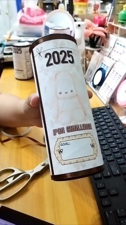 Estudio | Coquette Inspired Ipon Challenge Sticker and Alkansya | Lazada PH