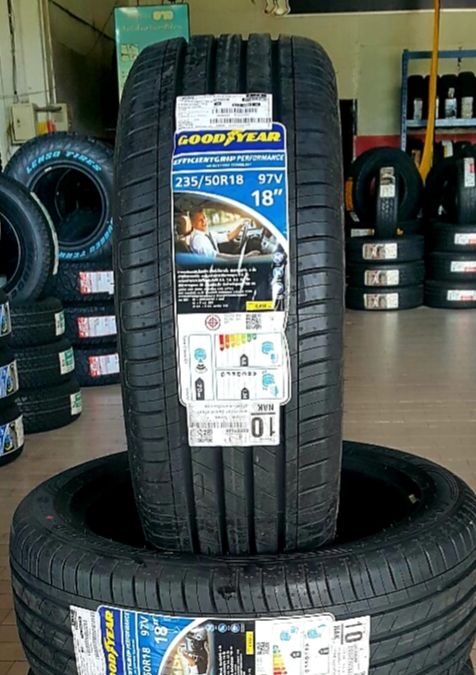 ยางรถยนต์ใหม่ Goodyear 235/50-18 Efficientgrip Performance SUV ยางใหม่ปี 2024 แถมจุ๊ปยางฟรี ...