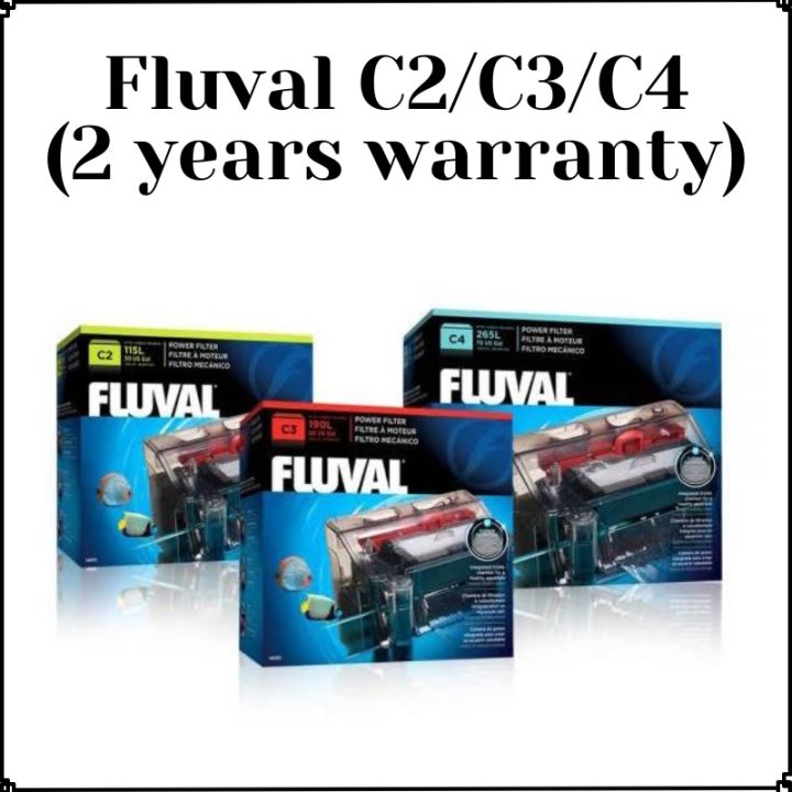 Fluval External Hanging Filter C2 C3 C4 - 2 YEARS WARRANTY 5 stage ...