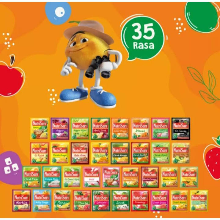 NUTRISARI MINUMAN JERUK SEGAR NUTRISARI SEMUA RASA LENGKAP NUTRI SARI ...