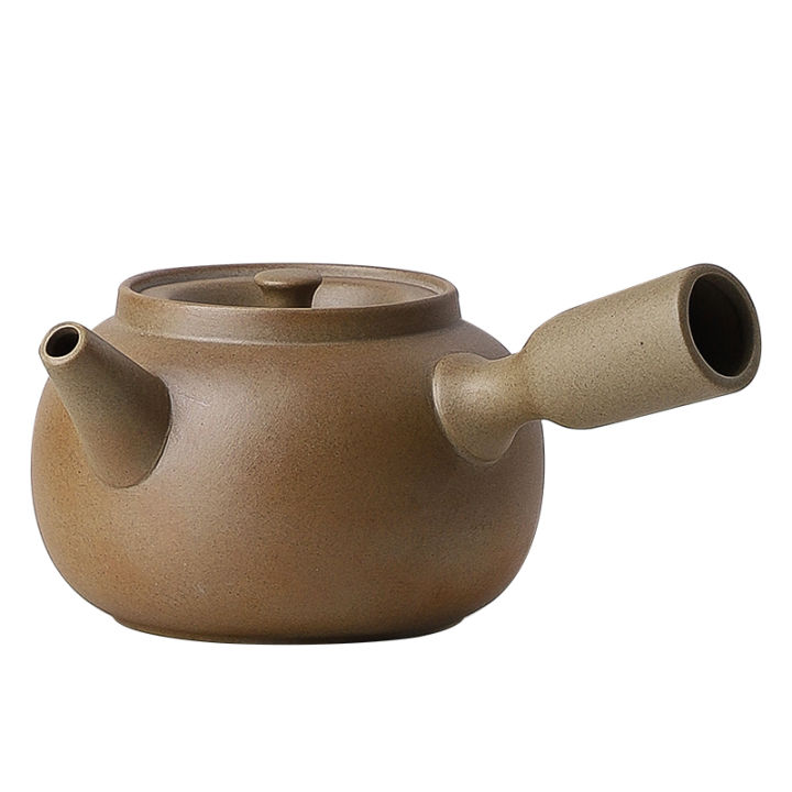Ancient Style Ceramic Tea Set for Home Use Thick Clay Rock Mud Tea Pot ...