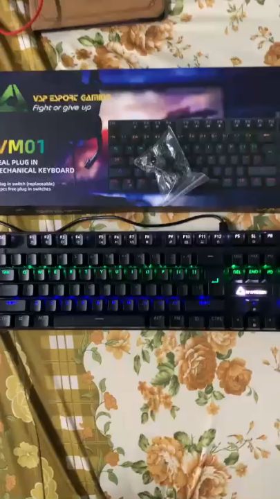 Bàn phím Cơ VSP Esport VM01, Bàn phím chuyên game cho máy tính, loại có dây - Phương Uyên ...