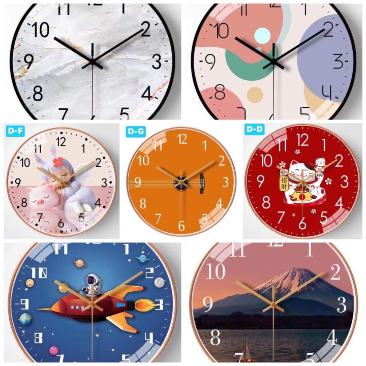 Deco Home 12Inch/29.8cm Large Round Wall Clock Modern Design Home ...