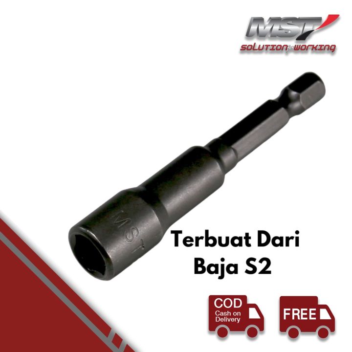 MST Mata Roofing Magnet Hex Socket Nut 8x65mm Kunci Sock Baut Roofing ...