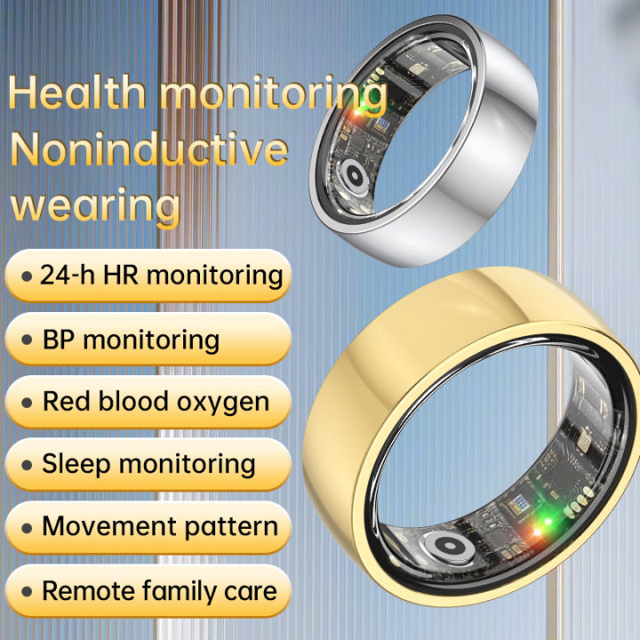 New 5ATM Smart Ring GPS Tracker Heart Rate Blood Pressure Sleep Monitor ...