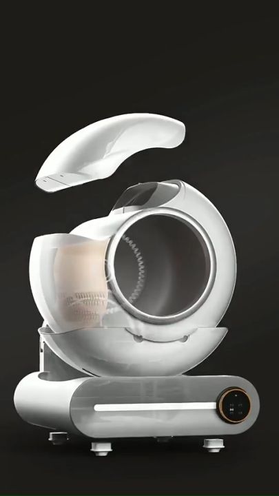 Intelligent Cat Litter Pan Clean Cat Toilet Automatic 65L Cat Litter ...