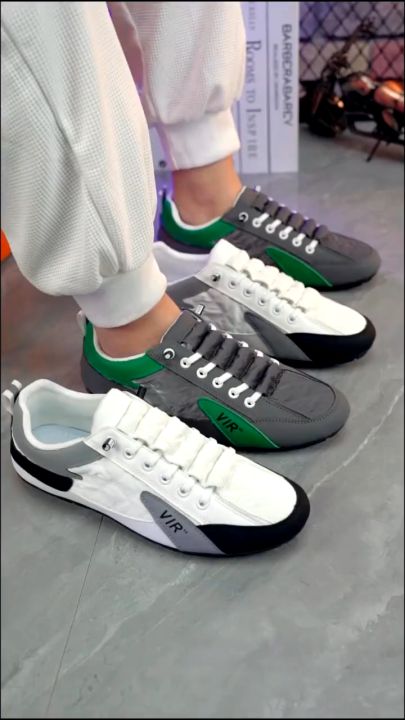 ALIKESMAN Canvas Half Shoes Slip On Sneakers Shoes for Men White Color ...