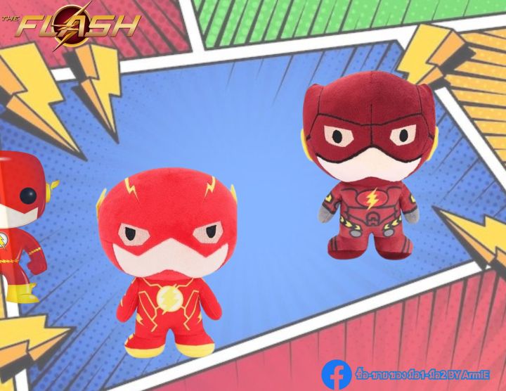 (มือ1) ตุ๊กตาเดอะแฟลช แบทแฟลช จิบิ/The Flash Bat Flash Doll Chibi (The ...