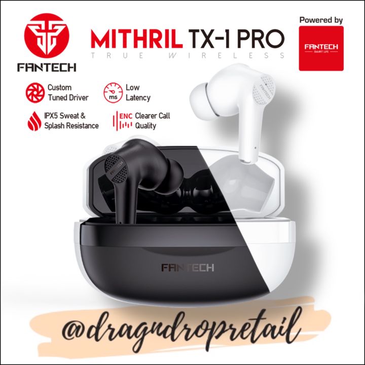 FANTECH TX-1 PRO MITHRIL True Wireless Earbuds Earphones TWS Stereo ...