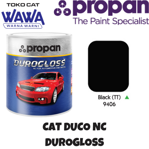 cat duco nc durogloss black TT 9406 hitam kilap black gloss 1kg ...