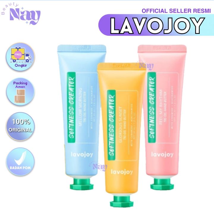 LAVOJOY HAND BUTTER SOFTNESS CREATOR HAND CREAM MELLOW MORNING GLORIOUS ...