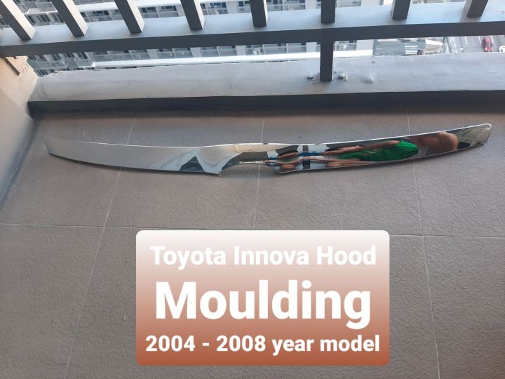 Toyota Innova Hood Moulding 2004 - 2008 year model | Lazada PH