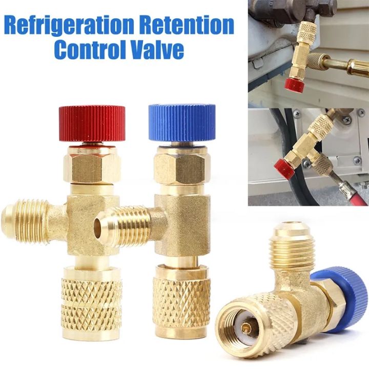 อะแดปเตอร์เครื่องปรับอากาศที่ชาร์จทำความเย็นสำหรับ R410 R22ความปลอดภัย ...