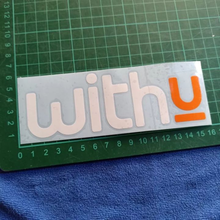 Stiker cutting logo WITHU U | Lazada Indonesia