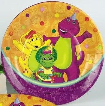 Barney and Friends 9in Paper Plate | Lazada Singapore