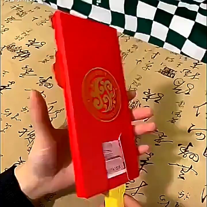 Creative Fan Shape Red Envelopes Chinese New Year Lucky Money Red ...