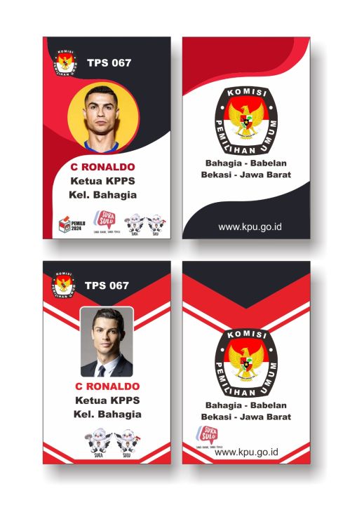 paket id card + holder yoyo tps kpps kpu | Lazada Indonesia