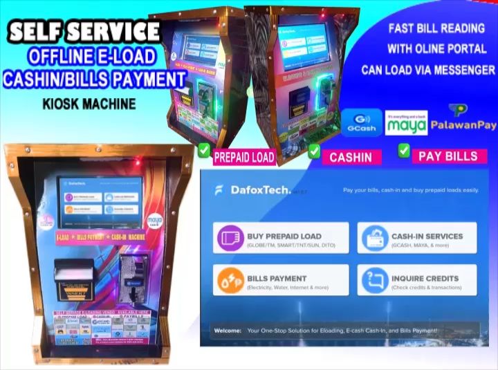 Offline Eloading Vendo Machine with Gcash in(KIOSK TYPE) | Lazada PH