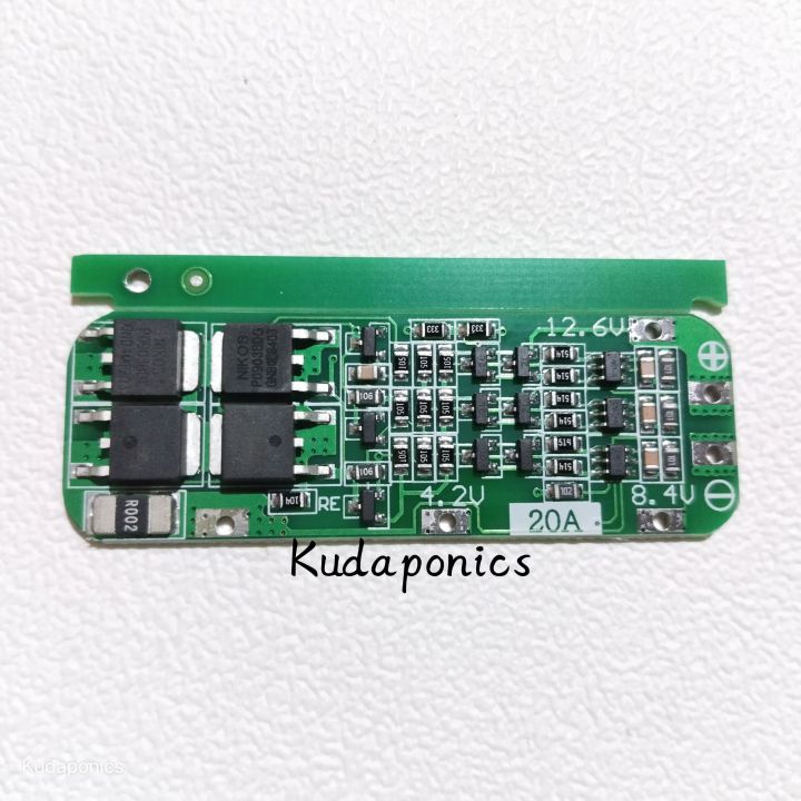 BMS 20A Li-Ion Lithium Battery 18650 Charger Protection Board 12.6V ...