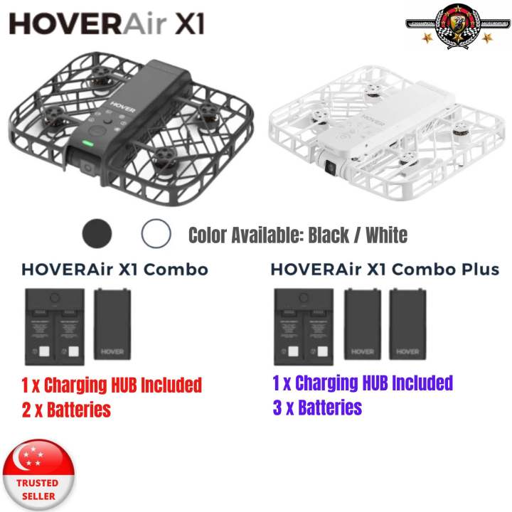 HOVER Air X1 Self-flying Camera Drone Lightweight 125g 32GB - 1 Year Warranty | Lazada Singapore
