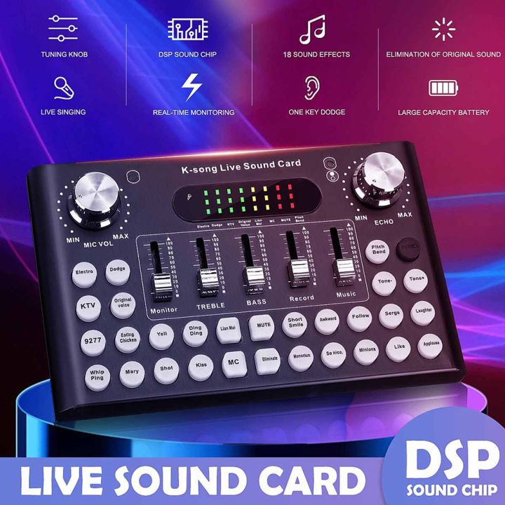 F9 Live sound card For PC CellPhone Youtube Tiktok Singing Chat | Lazada PH