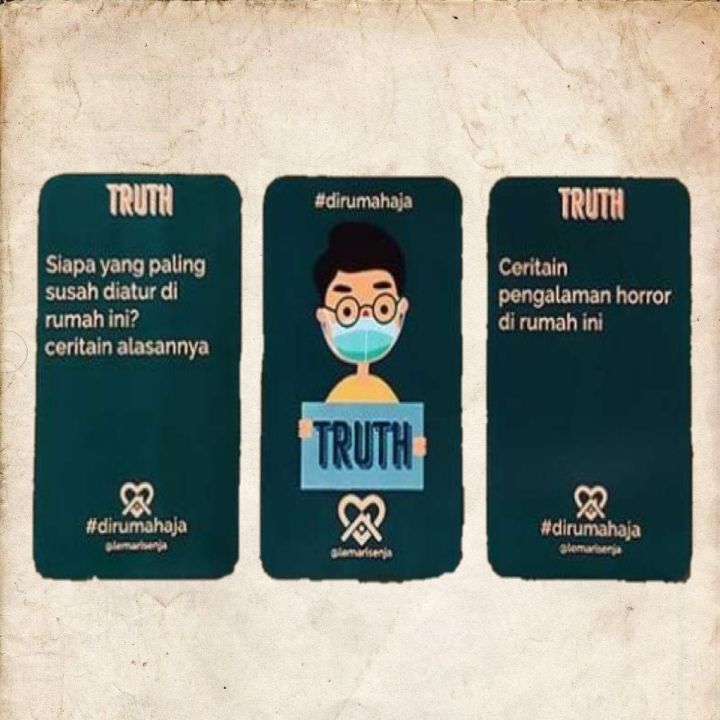 Jasa Desain Kartu Royal Drm Permainan Truth Or Dare Free Custom & Warna ...
