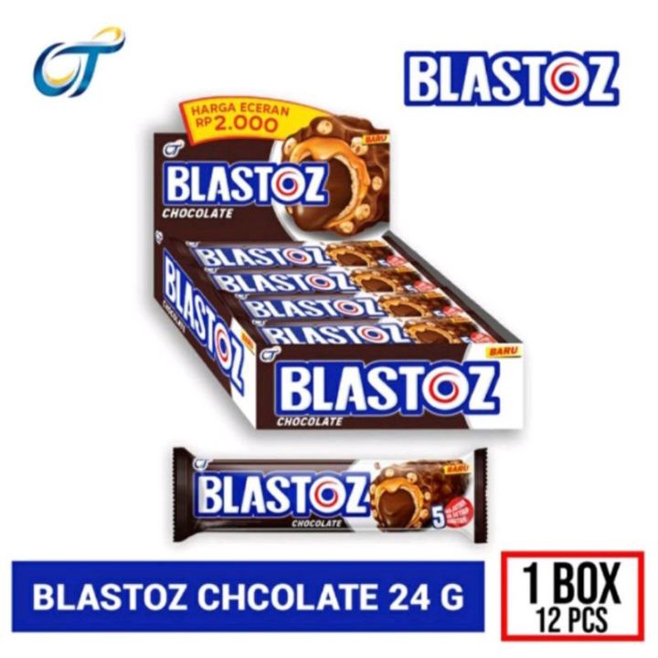 Wafer Roll Blastoz Chocolate 24 Gram-Tango Waffle & Blastoz-Blastoz ...