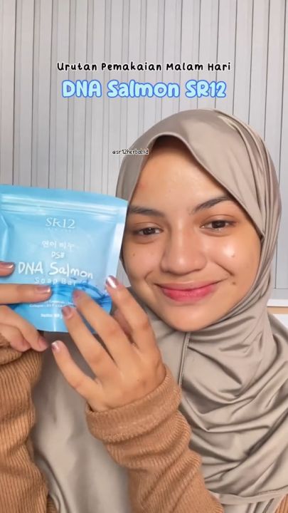 SR12 Dna Salmon Skincare Packed Menyamarkan Bintik Hitam Menjaga Skin Barrier Nutrisi Kulit ...