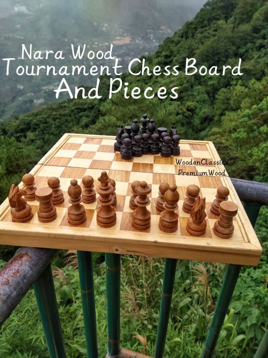 TOURNAMENT CHESS BOARD SET: MADE OF Quality Nara Wood | Lazada PH